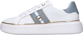 Twinset Femme, Chaussures, Blanc, Taille: 38 EU Baskets en cuir et similicuir