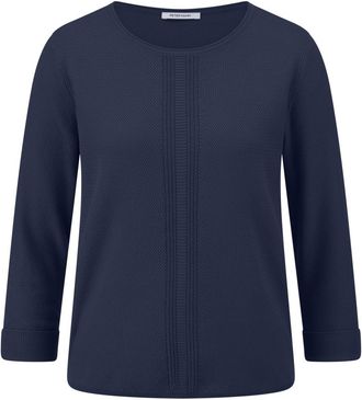 Peter Hahn Rundhals-Pullover Peter Hahn blau