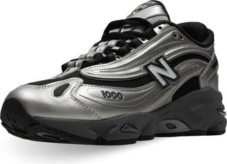 New Balance Herren 1000 Sneaker, Silber/schwarz, 45.5 EU