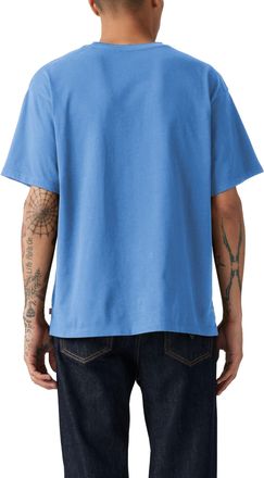 Levi's Herren Vintage Fit T-Shirt mit Grafik Batwing Badge 873730293 Federal Blue Blues S