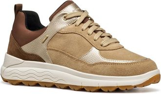 Geox Damen D SPHERICA 4X4 B ABX Sneaker, Beige, 39 EU