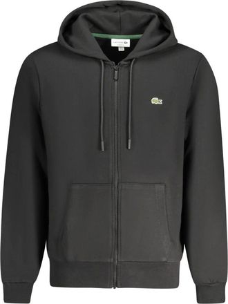 Lacoste Homme, Sweatshirts et sweats &agrave; capuche, Noir, Taille: S SweaT-shirt &agrave; Capuche Manches Longues