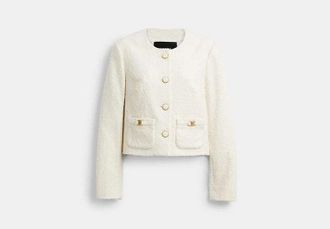 Coach Heritage C Boucl&eacute;-Jacke
