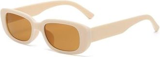 Generic Lunettes De Soleil Dext&eacute;rieur &Agrave; Petite Monture For Hommes, For Vacances, Sport, D&eacute;placements Quotidiens(Beige)