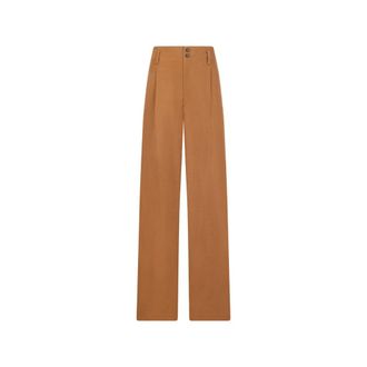 Chlo&eacute; Weitgeschnittene Hose - - Trousers - Damen - Braun - XS