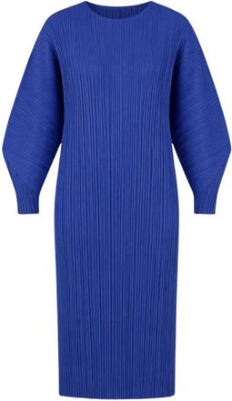 Issey Miyake Femme, Robes, Bleu, Taille: 42 FR Robe