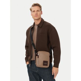 Calvin Klein Umh&auml;ngetasche Calvin Klein Bold Pebble Ssnl Simple Reporter LV04D3624G Beige