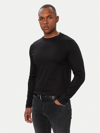 HUGO BOSS Longsleeve H-Tenison 195 50565601 Schwarz Slim Fit