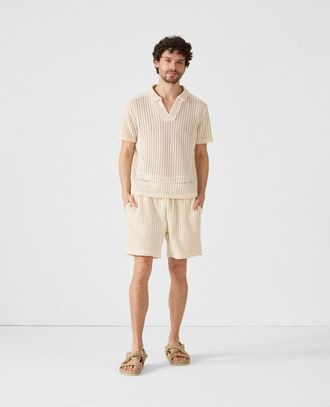 Jott Short en maille de coton Naturel Vittorio - Taille XXL