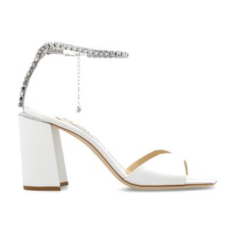 Jimmy Choo London Saeda Sandal - - Shoes - Damen - Wei&szlig; - 35 EU