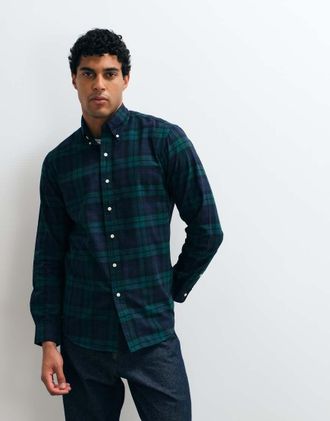 Polo Ralph Lauren Sport Classic Oxford-Hemd in Marineblau und Gr&uuml;n