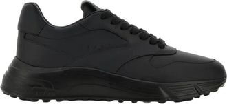 Hogan Low-Top Sneaker - Hyperlight + Timbr Black Calfskin Lace-Up Sneakers - Gr. 8_5 - in Schwarz - f&uuml;r Damen