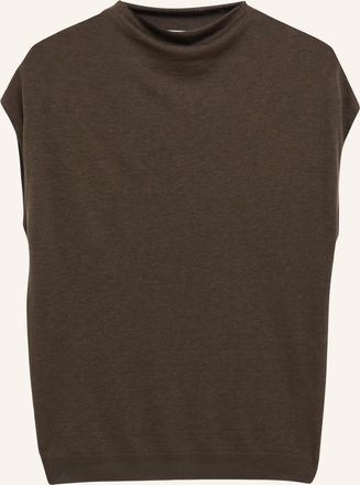 Comma Comma T-Shirt braun