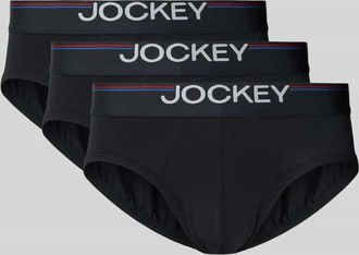 Jockey Slim Fit Briefs mit Logo-Detail im 3er-Pack