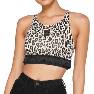 Charlotte Olympia Puma x Charlotte Olympia Leopard Crop Top Size M