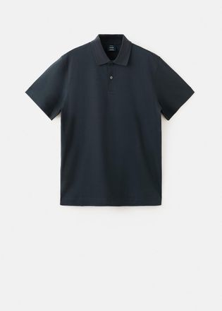 Mango Polo maille fine 100 % coton bleu marine - Homme - XXL - MANGO MAN