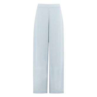Clips Weite Hose mit elastischem Bund - - Trousers - Damen - Blau - 2XL