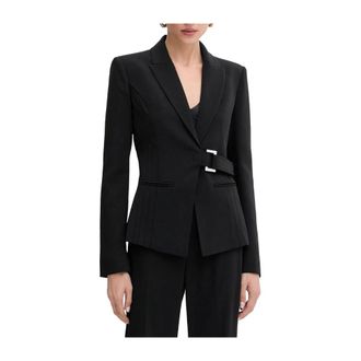 Patrizia Pepe Slim Fit Blazer - - Jackets - Damen - Schwarzk - L