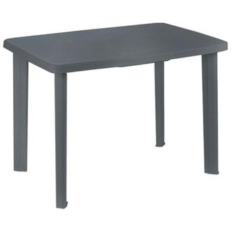 Progarden TISCH HARZSTRAHLER ANTHRAZIT 101x68 CM