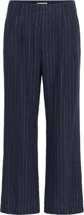 Part Two Femme, Pantalons, Bleu, Taille: 36 FR Wide Pantalons