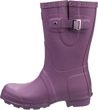 Cotswold Femmes Windsor Short Bottes De Pluie En Caoutchouc Imperm&eacute;able Violet 41