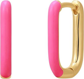 Glanzst&uuml;cke M&uuml;nchen Ohrringe - Sterling Silber Creolen - Gr. unisize - in Gold - f&uuml;r Damen