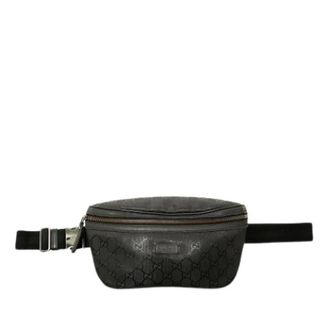 Gucci Sac banane vintage en toile Pre-owned - Femme - Pre-owned - Noir - Taille: ONE Size