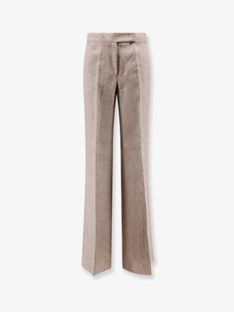 Max Mara Mxmdeserto linen trousers - MAX MARA - gender_Woman