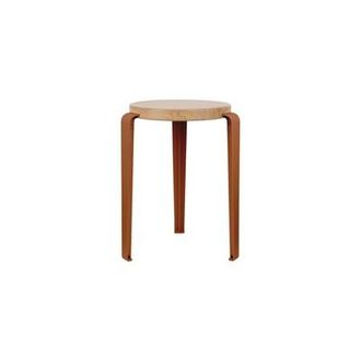 Tiptoe Tabouret empilable Lou - Marron - Chêne massif éco-certifié - Designer Gregory Cibert