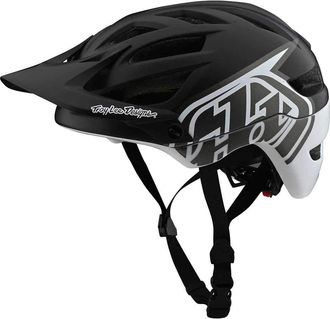 Troy Lee Designs A1 Classic Fahrradhelm (Black/White,XL/XXL)