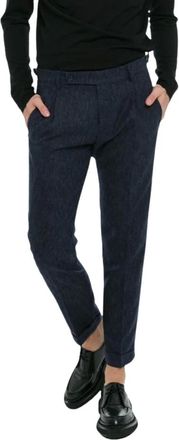 Berwich Homme, Pantalons, Bleu, Taille: 3XL Vb1288 Pantalon Retro