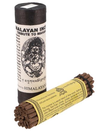 Guru Shop Himalayan Incense, Tibetische R&auml;ucherst&auml;bchen, Nat&uuml;rliches R&auml;ucherwerk - Tribute to Mahakala, 11x3x3 cm