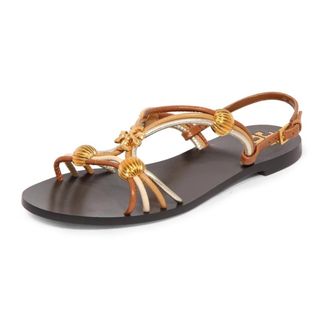 Tory Burch Multi-Riemchen Sandale - - Shoes - Damen - Braun - 36 EU