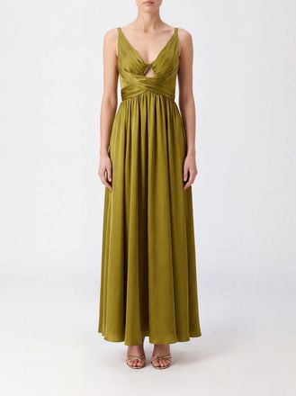 Zimmermann Schulterfreies Midi-Abendkleid aus Seide mit V-Ausschnitt