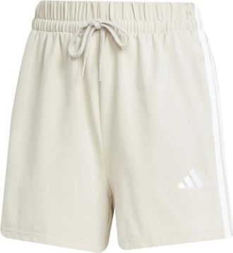 adidas Femme, Sport, Beige, Taille: 40 FR Essentials 3-Stripes Logo Shorts