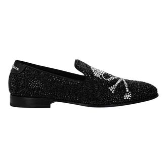 Philipp Plein unisex, Chaussures, Noir, Taille: 43 EU Moccasin Skull&Bones
