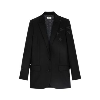 Zadig&Voltaire Damen, Jacken, Schwarzk, SGr&ouml;&szlig;e