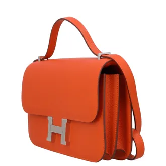 Herm&egrave;s Constance Elan 25 Shoulder Bag - Orange
