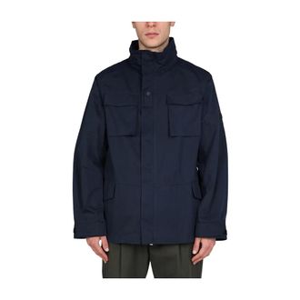 Lardini Homme, Vestes, Bleu, Taille: M Veste Double Tissu