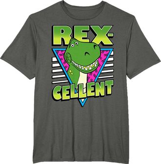 Disney Pixar Toy Story 4 Retro Rex-cellent Portrait T-Shirt