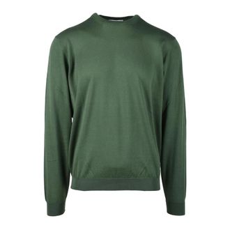 FILIPPO DE LAURENTIIS Baumwoll Pullover Sweater - - Knitwear - Herren - Gr&uuml;n - XL