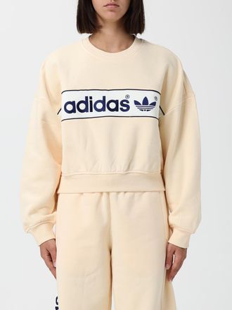 adidas Relaxed Fit Sweatshirt mit Rundhalsausschnitt und Kontrastlogo