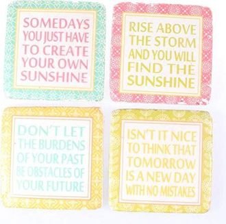 La Finesse Lafinesse Steinuntersetzer für heiß oder kalt Em4625, Steingut