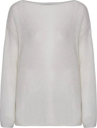 Americandreams Americandreams, Femme, Pulls, Blanc, Taille: 38/40 FR Molly Star Pullover