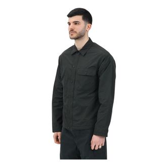 A|X Armani Exchange Homme, Vestes, Noir, Taille: XL Veste coupe-vent verte coupe droite