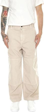 Carhartt Work in Progress Homme, Pantalons, Beige, Taille: W30 Wide Pantalons