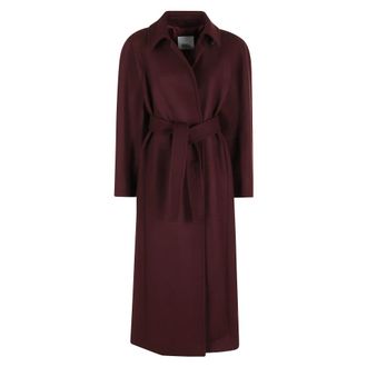 Erika Cavallini Semi Couture Diletta Coat - - Coats - Damen - Rot - S