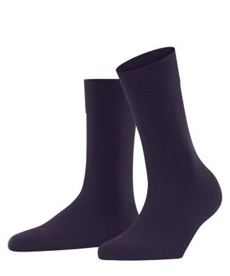 Falke Damen Socken Sensitive London W So Baumwolle mit Komfortbund 1 Paar, Rot Wineberry 8761, 35-38