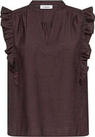 Co'Couture Femme, Blouses et Chemises, Brun, Taille: 38 FR Blouses