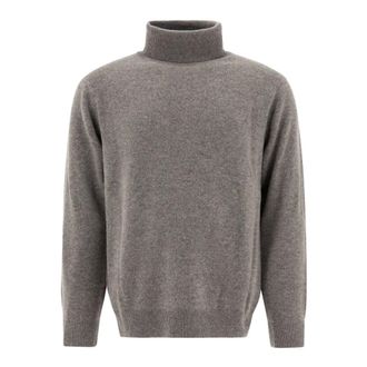 Beams Plus Homme, Pulls, Gris, Taille: L Pull col roulé gris Aw24